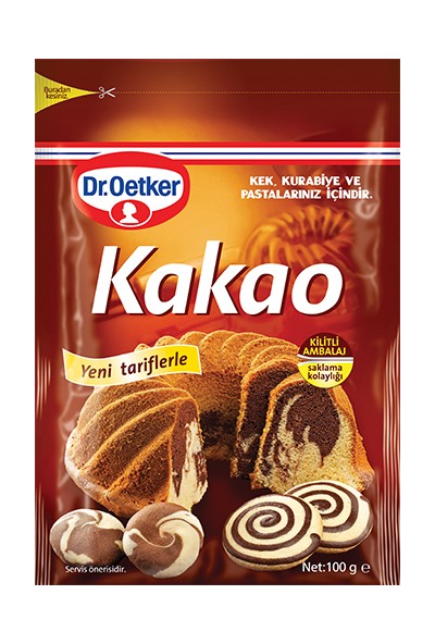 Dr.Oetker Kilitli Poşet Kakao 100 Gr