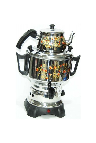 Pegasus Elektrikli Desenli Semaver - Çay Makinasi - Çaycı 4,5 Lt