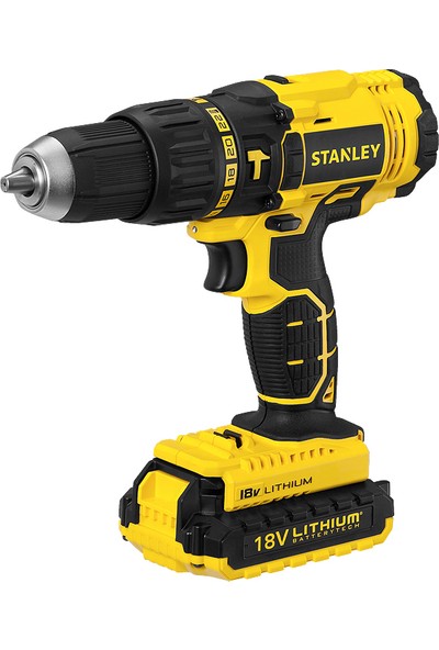 Stanley SCH20S2K-TR 18V Li-Ion 1,5 Ah Çift Akülü Darbeli Matkap Stanley SCH20S2K-TR 18V Li-Ion 1,5 Ah Çift Akülü Darbeli Matkap