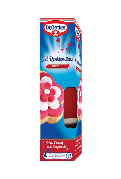 Dr.Oetker Kırmızı Jel Renklendirici 10 gr Dr.Oetker Kırmızı Jel Renklendirici 10 gr