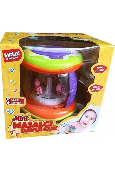 Birlik Oyuncak Mini Masalcı Davulcuk Pilli Müzikli Renkli Işıklı Birlik Oyuncak Mini Masalcı Davulcuk Pilli Müzikli Renkli Işıklı