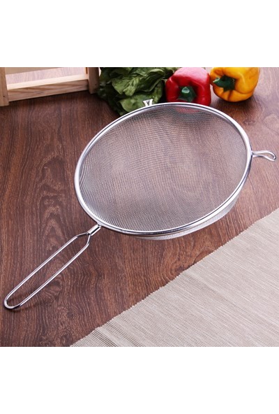 Loveq Metal Tek Saplı Süzgeç 22Cm