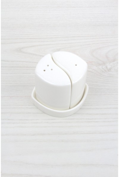 Loveq Porselen 2Li Tuzluk Biberlik