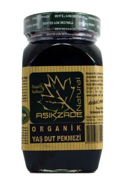 Aşıkzade Organik Yaş Dut Pekmezi 350 Ml