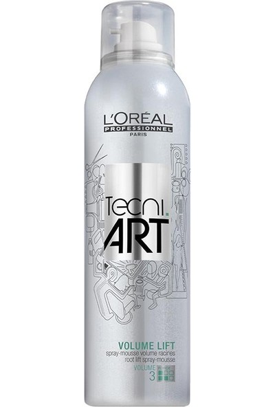 L'Oréal Professionnel Tecni Art Volume Lift-Saç Diplerine Hacim Veren Köpük Sprey 250Ml L'Oréal Professionnel Tecni Art Volume Lift-Saç Diplerine Hacim Veren Köpük Sprey 250Ml
