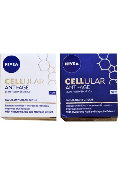 Nivea Cellular Gündüz Kremi 50 Ml+Gece Kremi 50Ml
