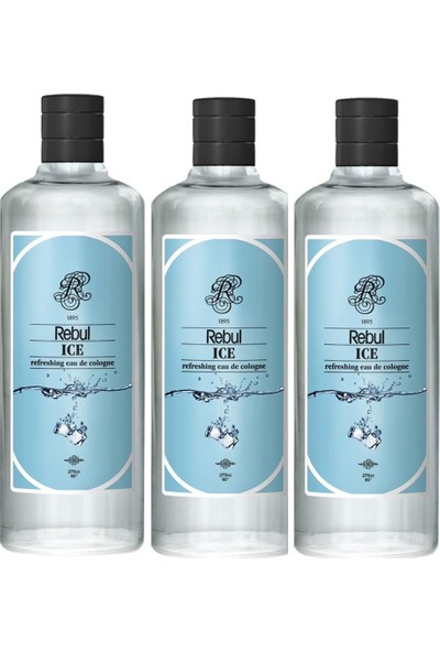 Rebul Ice Kolonya 270Ml 3'lü Rebul Ice Kolonya 270Ml 3'lü