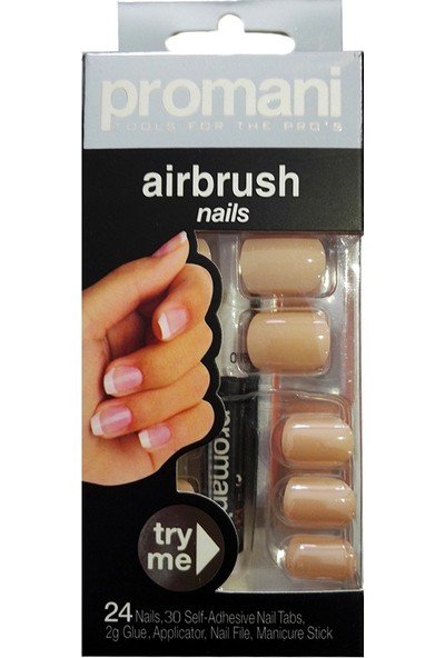 Promani Takma Tırnak Kiti Bej