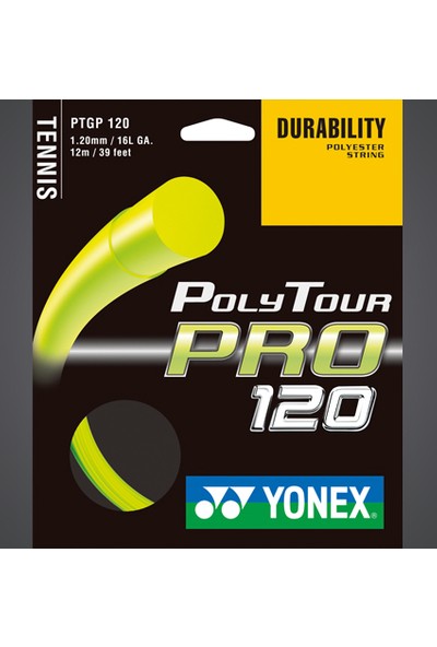Yonex Pt Pro 120(12)Tenis Kordajı - Sarı
