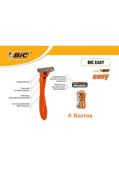 Bıc Easy Makine + 6 Kartuş