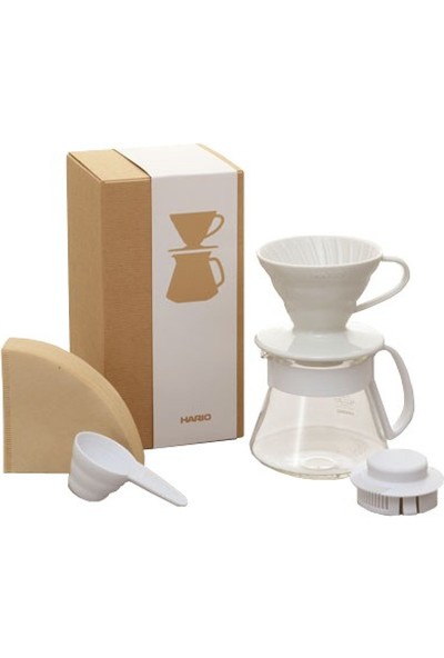 Hario V60 01 Kahve Demleme Kiti - Seramik Hario V60 01 Kahve Demleme Kiti - Seramik
