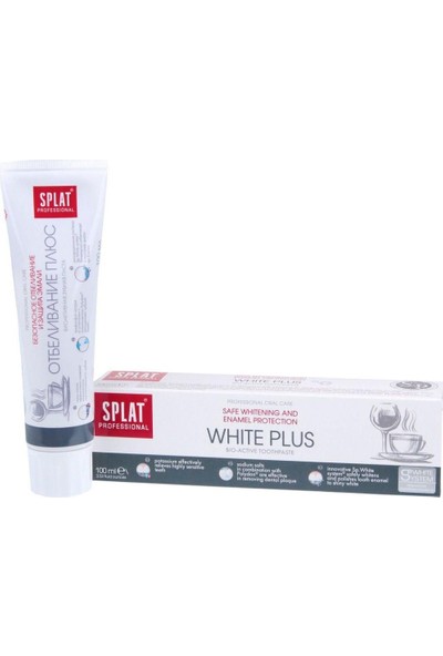 Splat White Plus Diş Macunu 100 ml Splat White Plus Diş Macunu 100 ml