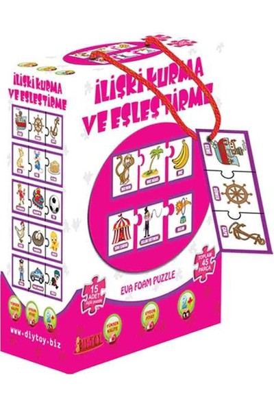 Diytoy İlişki Kurma Ve Eşleştirme İlş2570, 3+ Yaş