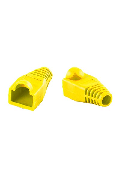 S-link SL-RJ40 RJ45 25 Li Paket Sarı Jack Kılıfı S-link SL-RJ40 RJ45 25 Li Paket Sarı Jack Kılıfı