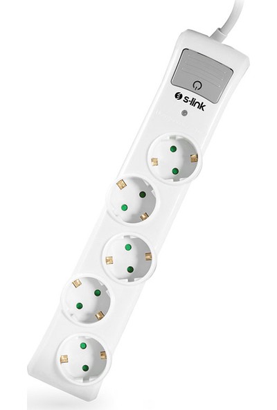 S-link Swapp SPGNA05 1.5m 750 Joule 5Li Akım Kor. Priz Çoklayıcı S-link Swapp SPGNA05 1.5m 750 Joule 5Li Akım Kor. Priz Çoklayıcı