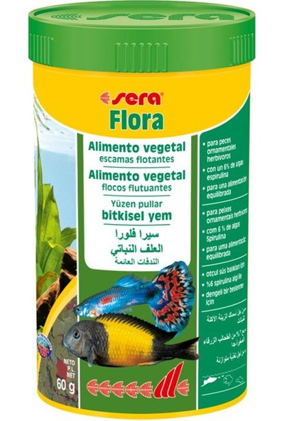 Sera Flora Bitkisel Pul Yem 250 Ml Sera Flora Bitkisel Pul Yem 250 Ml