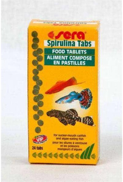 Sera Spirulina Tablet 24 Tabs Sera Spirulina Tablet 24 Tabs