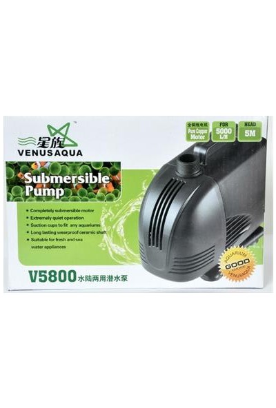 Venusaqua V5800 Sump Motoru 5000L/H 105W Venusaqua V5800 Sump Motoru 5000L/H 105W