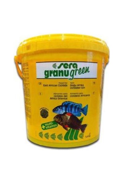 Sera Granu Green Bitkisel Balık Yemi 500Gr Sera Granu Green Bitkisel Balık Yemi 500Gr
