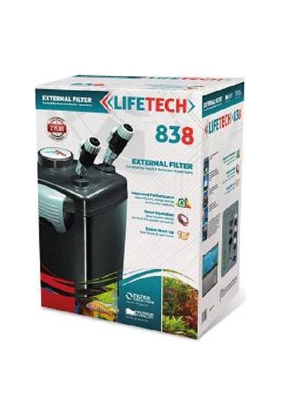 Jebo Life Tech 838 Dış Filtre 4 Sepetli 1200 L/H Dolu Jebo Life Tech 838 Dış Filtre 4 Sepetli 1200 L/H Dolu