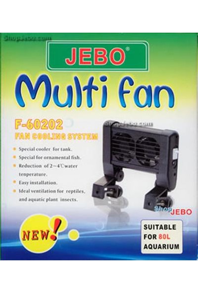 Jebo Akvaryum Soğutucu Fan 2Li F-60202 Jebo Akvaryum Soğutucu Fan 2Li F-60202