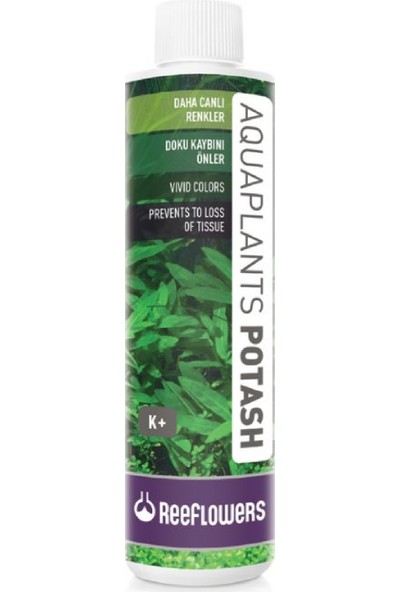 Reeflowers Aquaplants - Potash (Sıvı Bitki Gübresi Potasyum) 85 Ml Reeflowers Aquaplants - Potash (Sıvı Bitki Gübresi Potasyum) 85 Ml