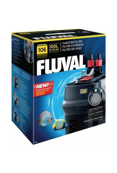 Fluval 106 Akvaryum Dış Filtre 550 L/H Fluval 106 Akvaryum Dış Filtre 550 L/H