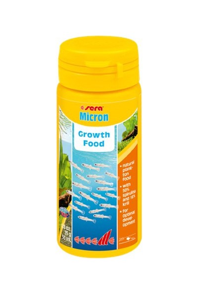 Sera Micron Toz Yavru Büyütme Yemi 50 Ml