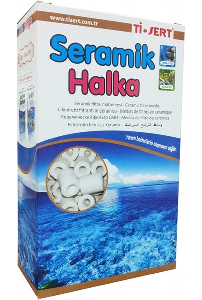 Ti-Sert Seramik Halka Filtre Malzemesi 350Gr Ti-Sert Seramik Halka Filtre Malzemesi 350Gr