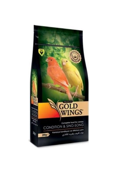 Gold Wings Premium Kanarya Kondisyon Ve Öttürücü Yem 200 Gr 6'Lı Paket