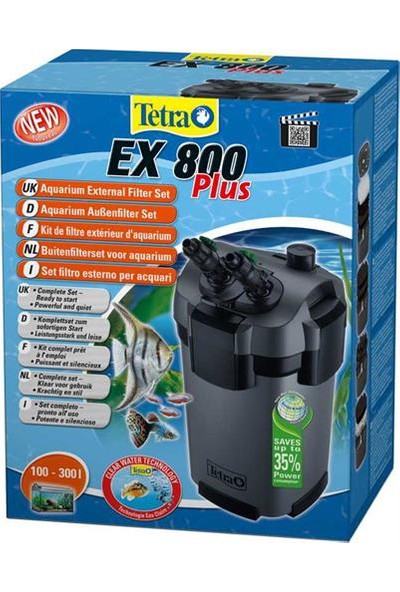 Tetra Ex 800 Plus Akvaryum Dış Filtre 800 Lt/S