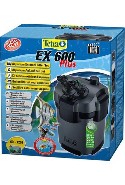 Tetra Ex 600 Plus Akvaryum Dış Filtre 600 Lt/S