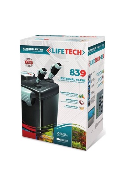 Life Tech 839 Dış Filtre 5 Sepetli 1500 L/H Dolu Life Tech 839 Dış Filtre 5 Sepetli 1500 L/H Dolu