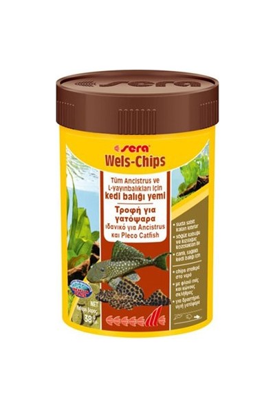 Sera Wels-Chips Balık Yemi 100Ml Sera Wels-Chips Balık Yemi 100Ml