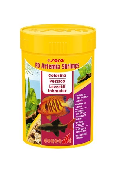 Sera FD Artemia Shrimp 100 Ml Balık Yemi