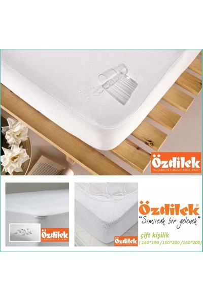 Özdilek Tek Kişilik Fitted Sıvı Geçirmez Alez-Yatak Koruyucu 100 x 200 cm