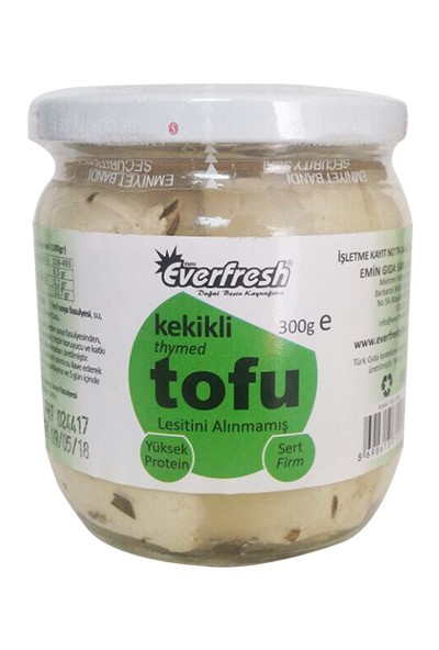 Ever Fresh Kekikli Tofu 300 gr Ever Fresh Kekikli Tofu 300 gr