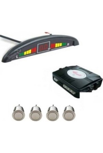 İnwells E44 Türkçe Konuşan Led Ekranlı İkazlı Park Sensörü Gri İnwells E44 Türkçe Konuşan Led Ekranlı İkazlı Park Sensörü Gri