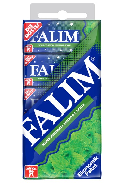 Falım 5'li Nane Aromalı Sakız 35g Falım 5'li Nane Aromalı Sakız 35g