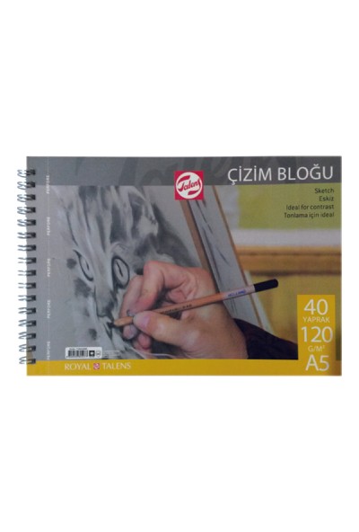 Talens 120Gr A5 40Yp.Spiralli Çizim Blok Talens 120Gr A5 40Yp.Spiralli Çizim Blok