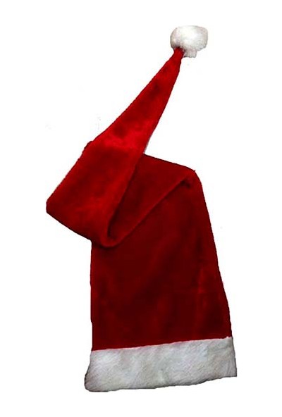 Kostümce Mega Boy Noel Baba Şapkası Polar 100 Cm Kostümce Mega Boy Noel Baba Şapkası Polar 100 Cm