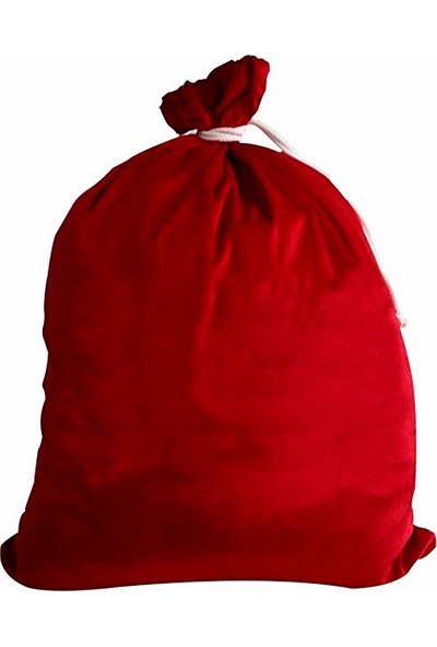 Kostümce Noel Baba Mega Boy Hediye Dağıtım Çuvalı Kadife 75X100 Kostümce Noel Baba Mega Boy Hediye Dağıtım Çuvalı Kadife 75X100