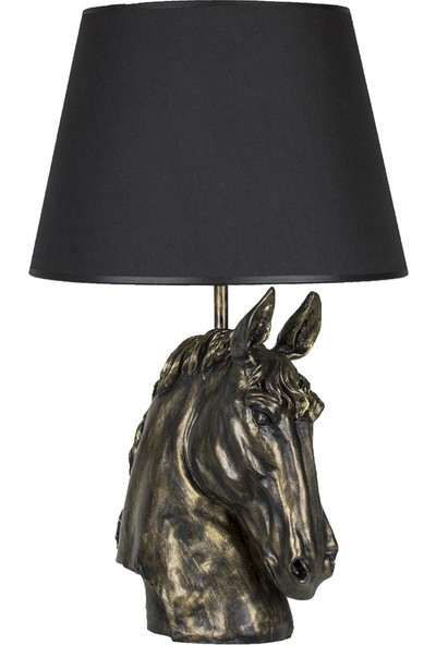 qdec Modern Dizayn At Abajur Gold Siyah