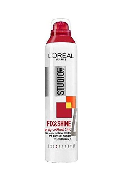 Loreal Studıo Lıne Fıx Shıne Sabitleyici Saç Spreyi 300 Ml Loreal Studıo Lıne Fıx Shıne Sabitleyici Saç Spreyi 300 Ml