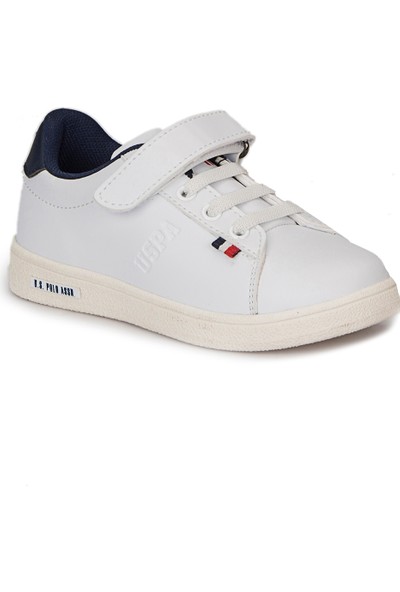 U.S. Polo Assn. Franco Beyaz Unisex Çocuk Ayakkabı