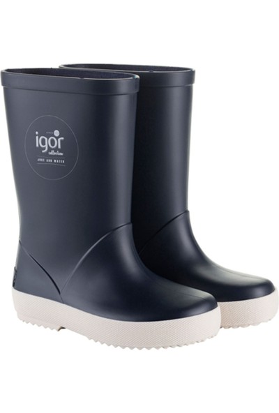 Igor W10107 -O94 Lacivert Unisex Çocuk Yağmur Çizmesi