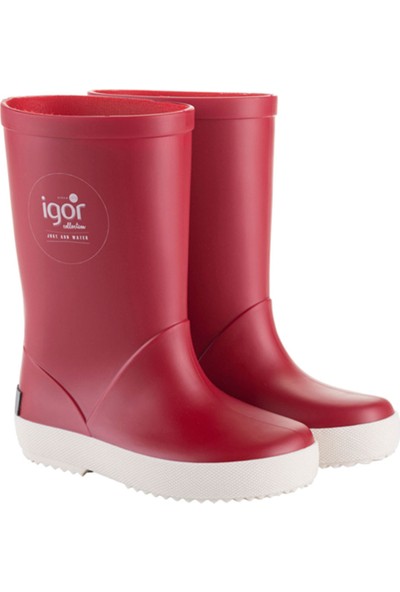 Igor W10107 -F41 Kırmızı Unisex Çocuk Yağmur Çizmesi Igor W10107 -F41 Kırmızı Unisex Çocuk Yağmur Çizmesi
