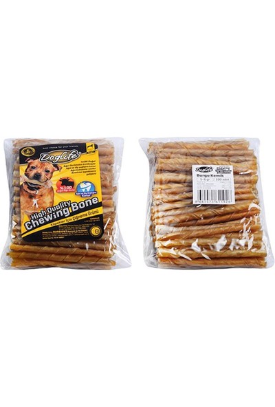 Doglife Burgu Çubuk 5-6 Gr 100 Adet Naturel