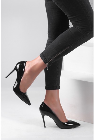 Pembe Potin Kadın Klasik Topuk Ayakkabı A1770-17