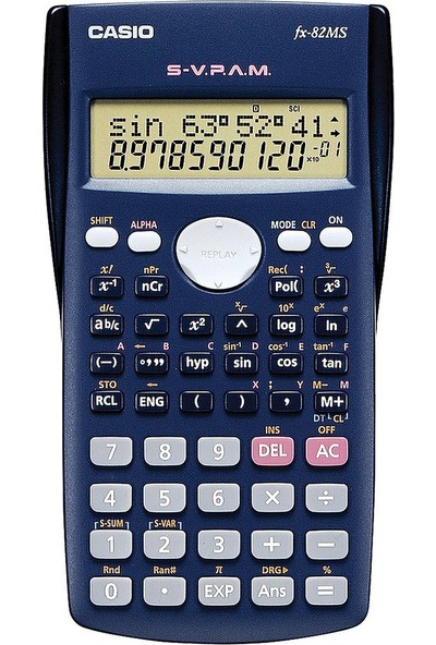 Casio FX-82MS 10+2 Hane Bilimsel Fonksiyonlu Hesap Makinesi Casio FX-82MS 10+2 Hane Bilimsel Fonksiyonlu Hesap Makinesi